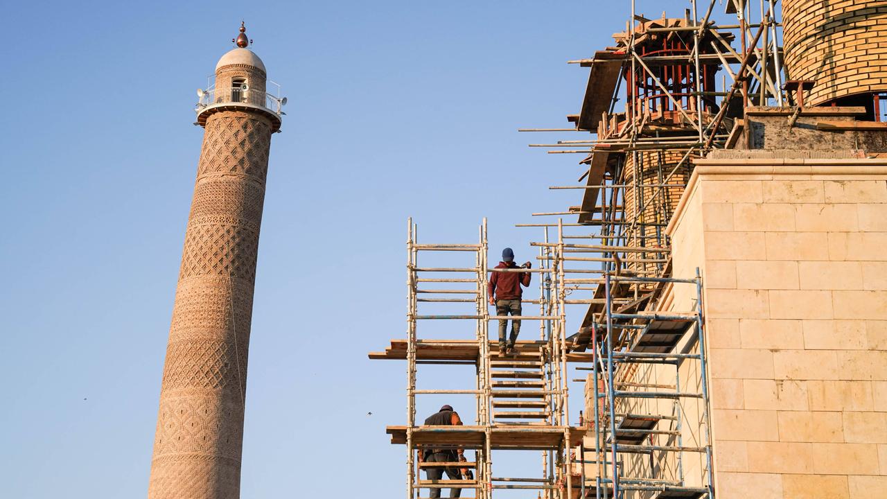 Die Stadt Mossul in dem Land Irak ist wieder aufgebaut