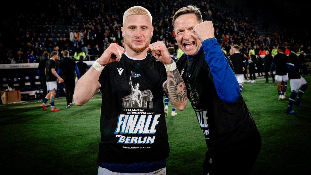 Fußball: Arminia Bielefeld aus 3. Liga ist im DFB-Pokal-Finale