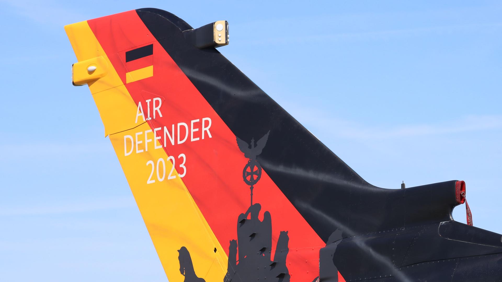 Militär - Abschluss von Übung "Air Defender 2023"