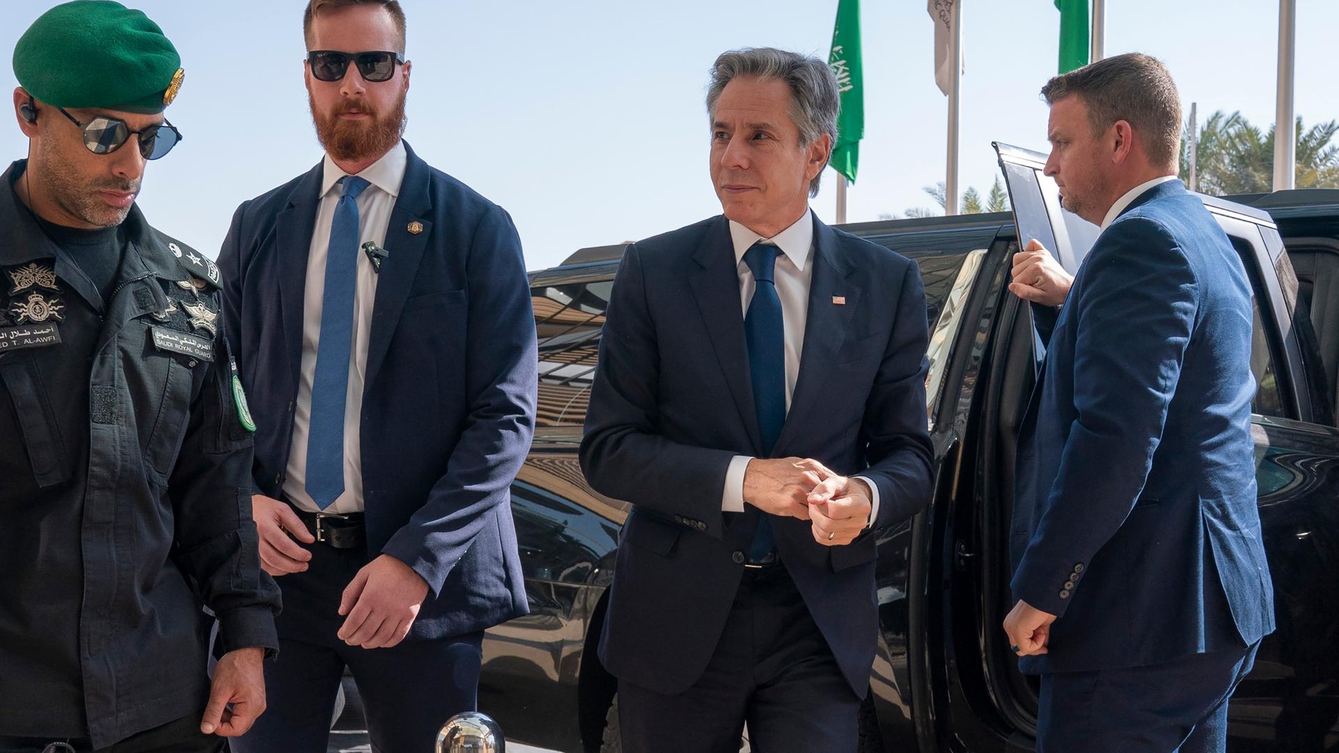 Krieg im Nahen Osten - Treffen zwischen US-Außenminister Blinken und ...