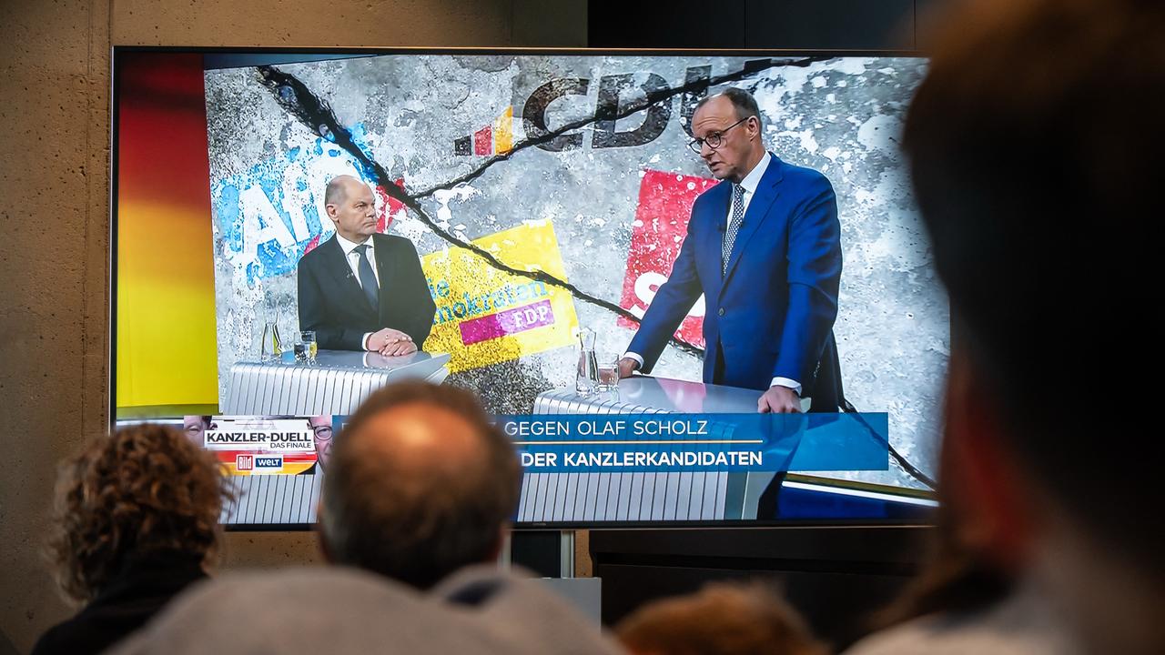 Welt TV/Bild - Scholz und Merz trafen im letzten TV-Duell aufeinander