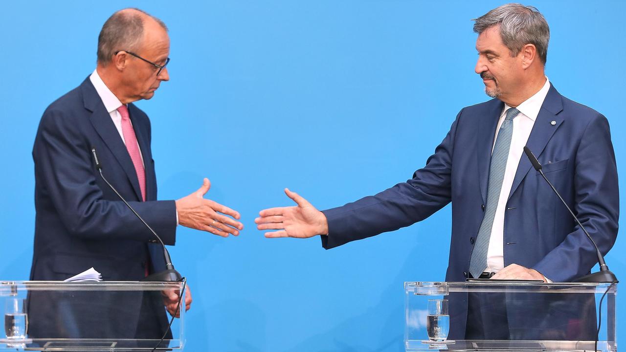 Kanzlerkandidat der Union - CDU-Chef Merz zeigt sich von Söders ...