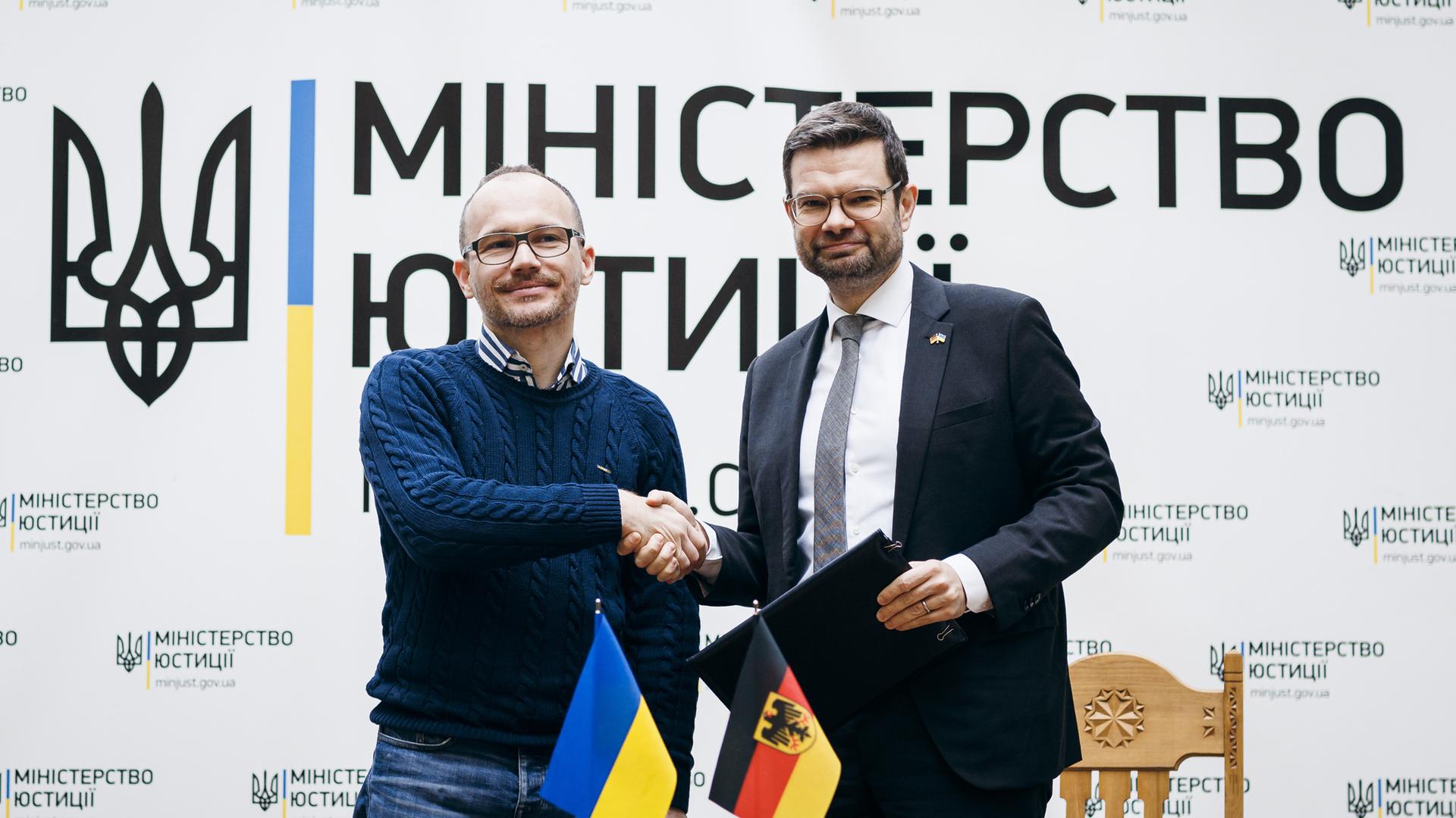 Entwicklungen in der Ukraine - Justizminister Buschmann vereinbart ...