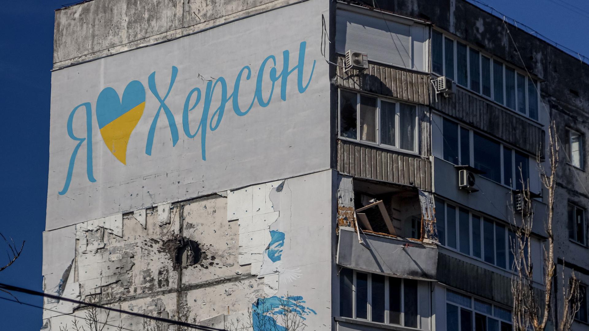 Cherson - Zwei Tote durch russischen Beschuss im Flutgebiet