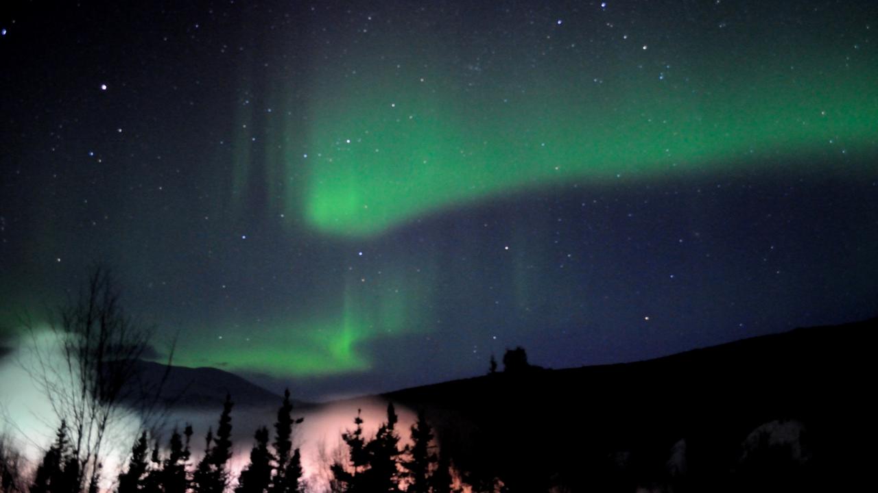 Aktive Sonne, wunderbares Leuchten - Polarlichter über Deutschland