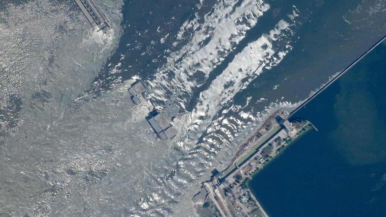 Flutkatastrophe in der Ukraine - Kiew und Moskau werfen einander Zerstörung des Kachowka ...