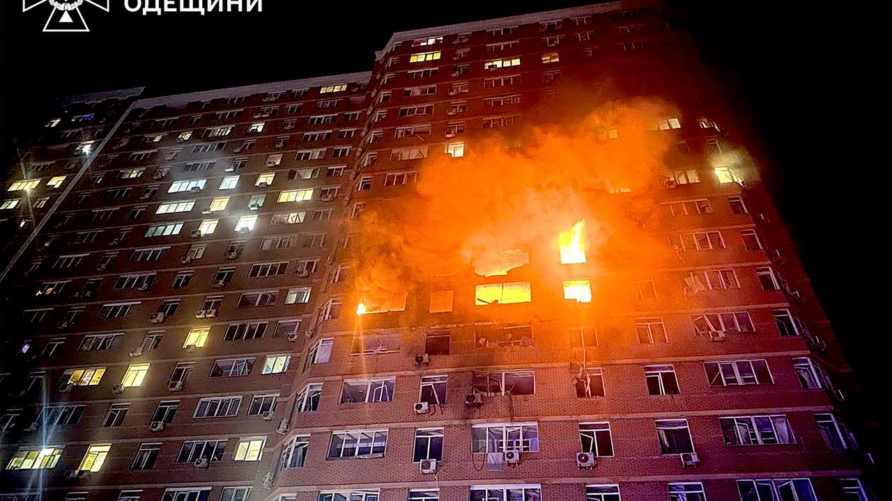 Krieg gegen die Ukraine - Erneute russische Angriffe mit Drohnen und Raketen