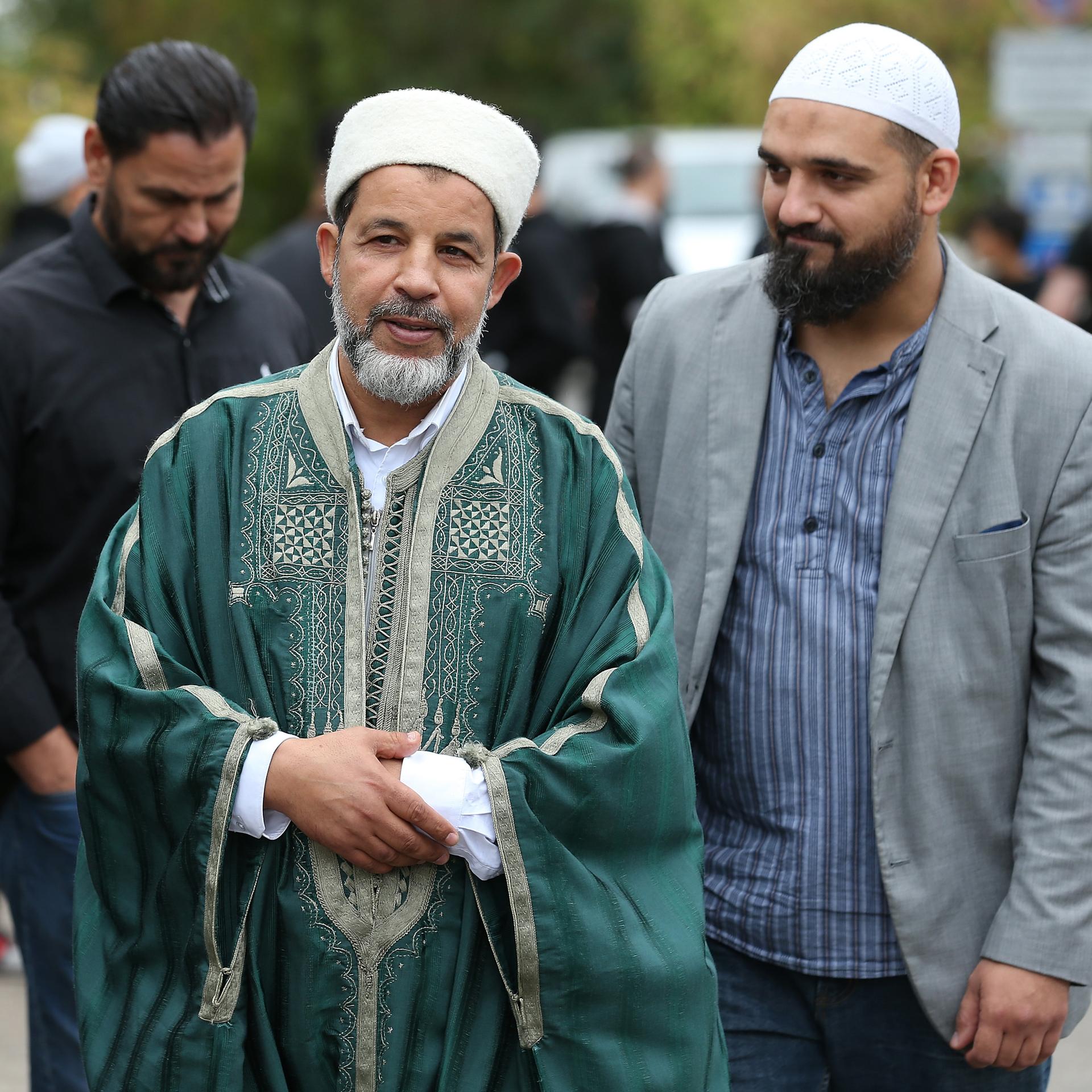 Taha Sabri, Imam der Dar-as-Salam-Moschee in Berlin Neukölln, 2018.