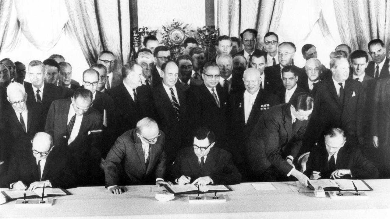 Atomteststoppabkommen mitten im Kalten Krieg