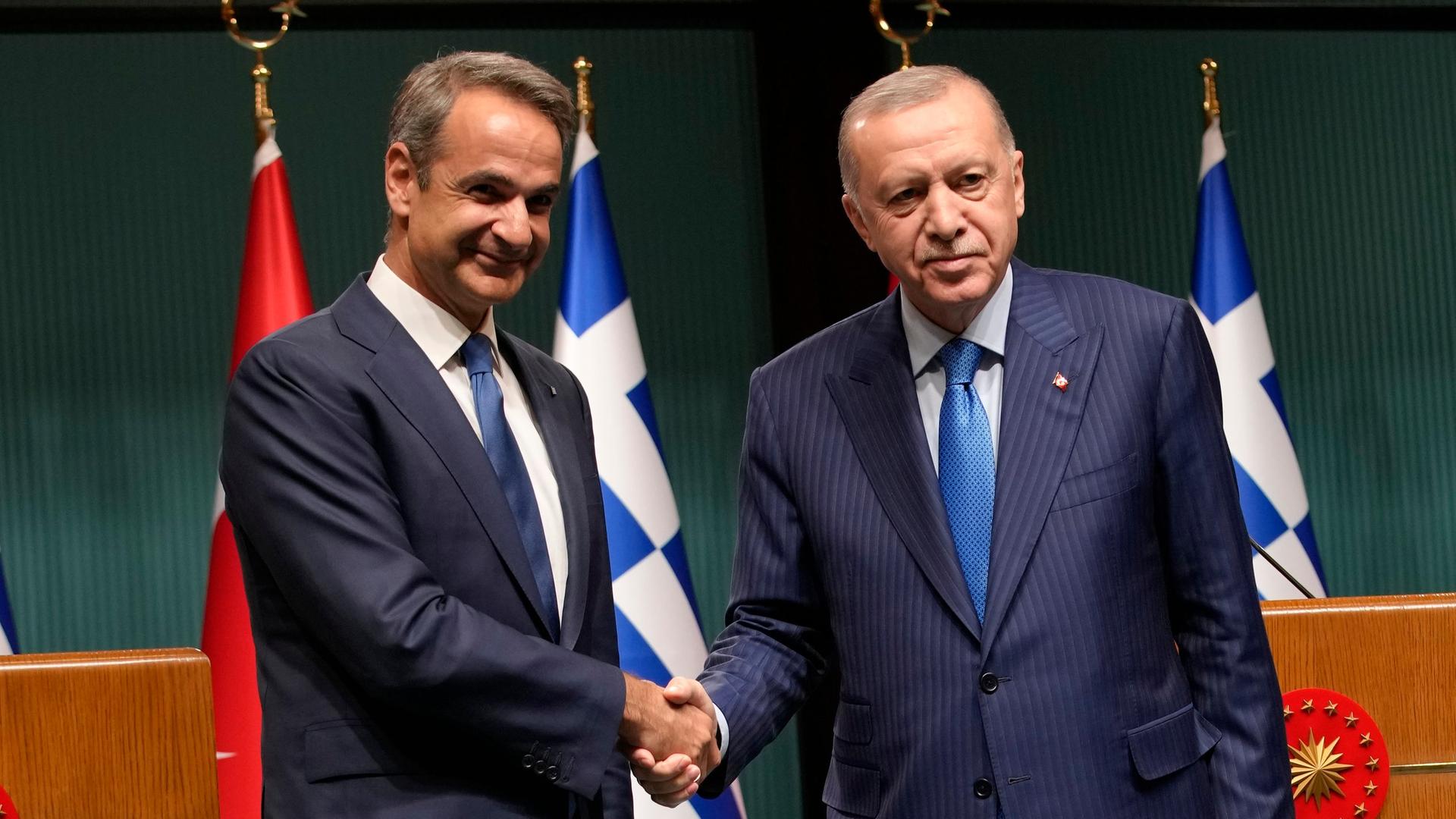 Treffen in Ankara - Erdogan und Mitstakis beraten über Beziehungen