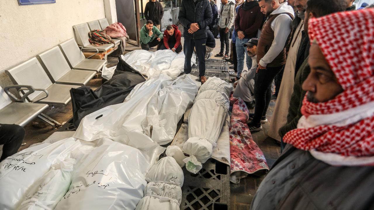 Krieg im Nahen Osten - Israelische Angriffe im südlichen Gazastreifen