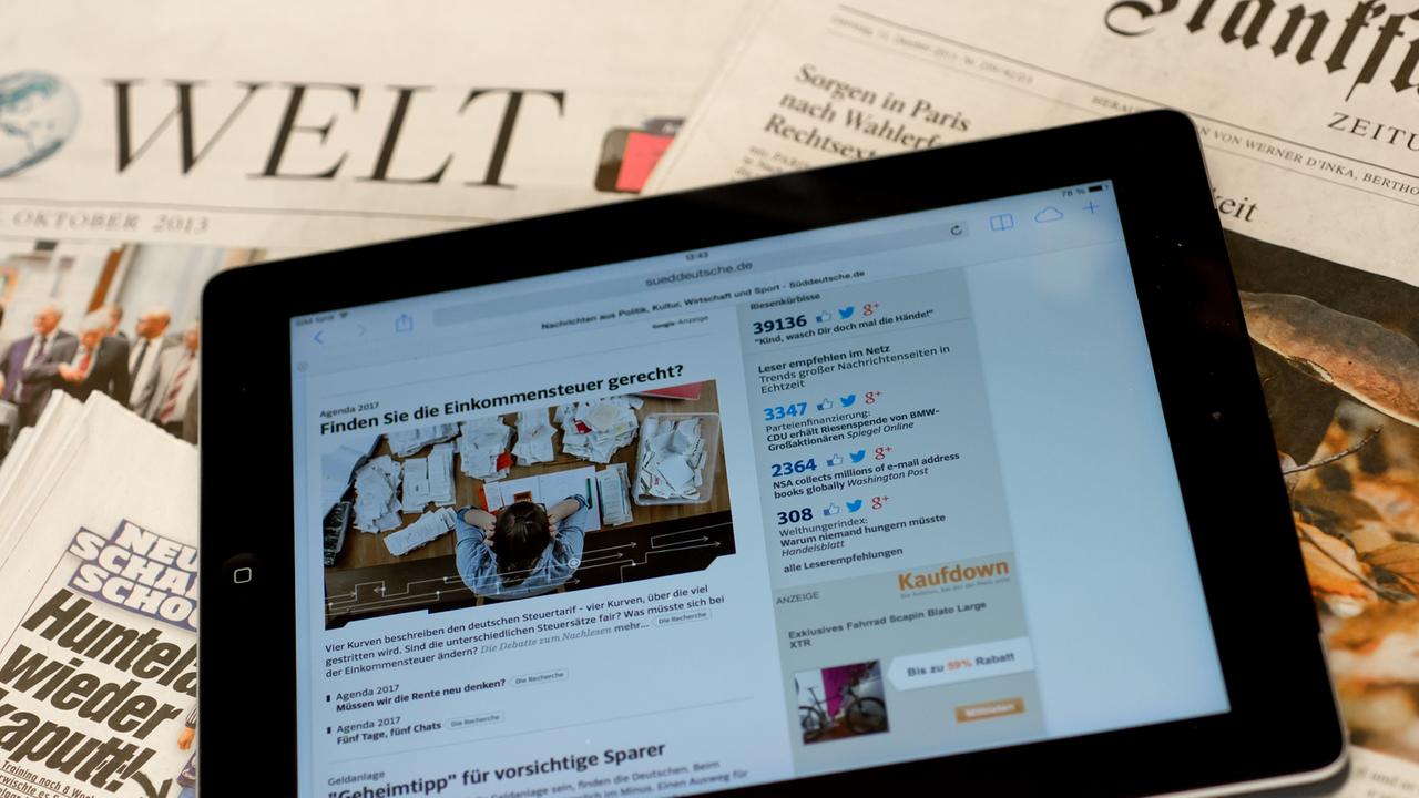 Neue Plattform - Zeitungsartikel auf Abruf