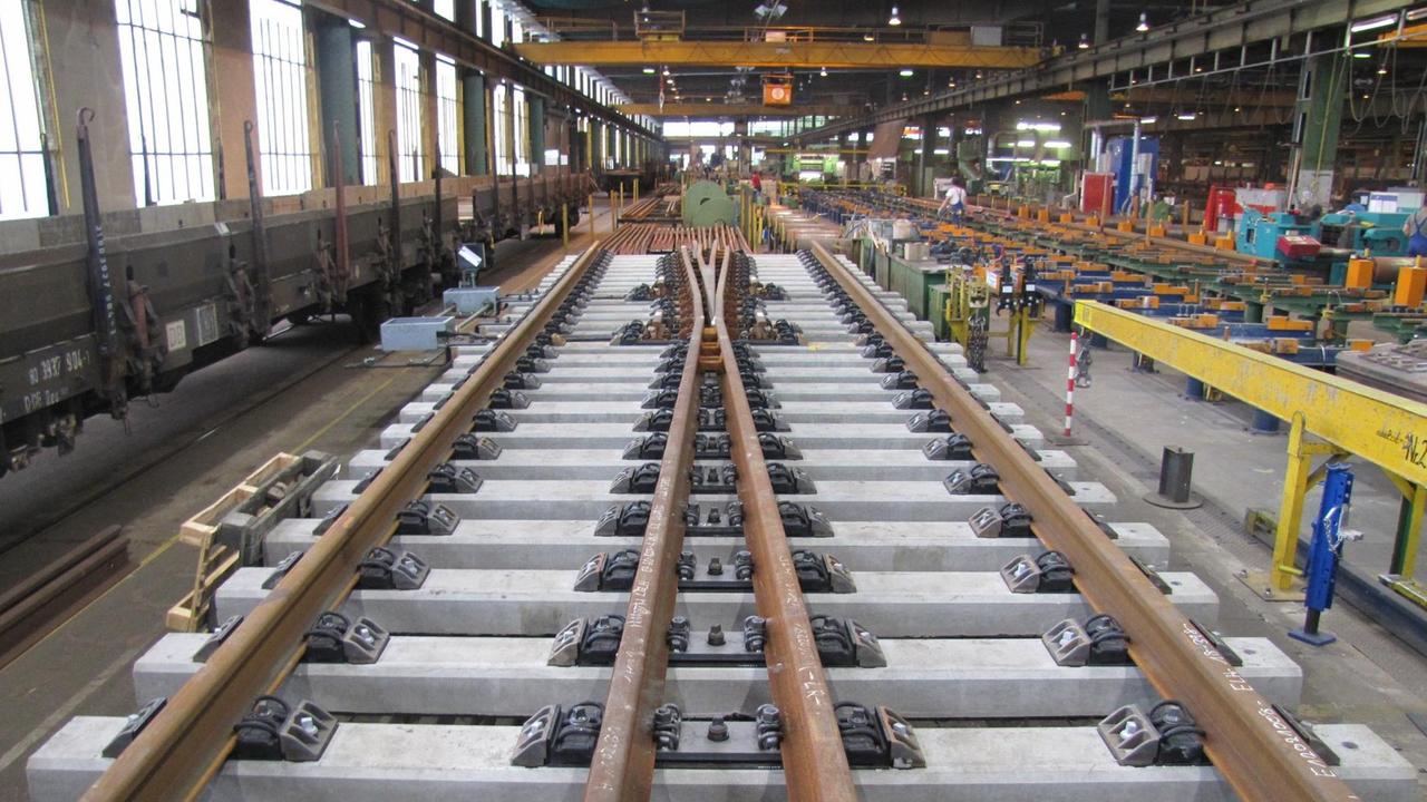 Bahn-Tochter "Oberbaustoffe" ín Witte - Keine Weiche von der Stange