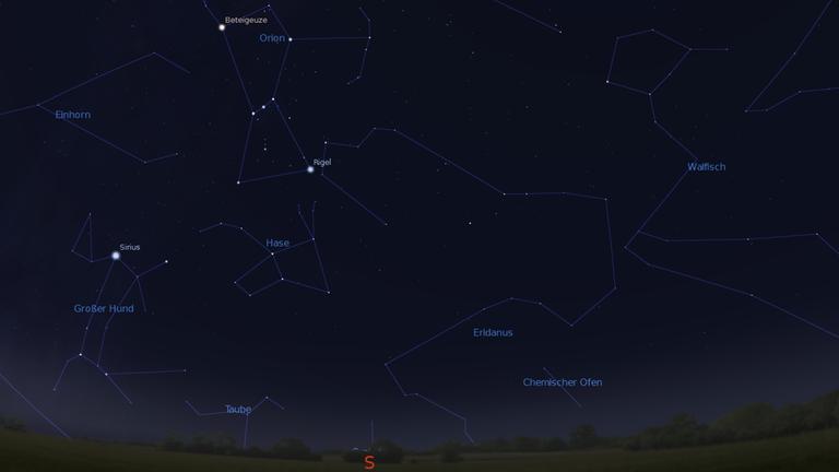 Das Sternbild Eridanus - Der Fluss am Fuße des Orion