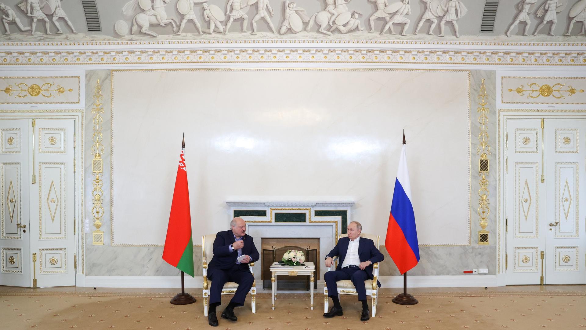 Russland - Präsident Putin empfängt belarussischen Machthaber Lukaschenko