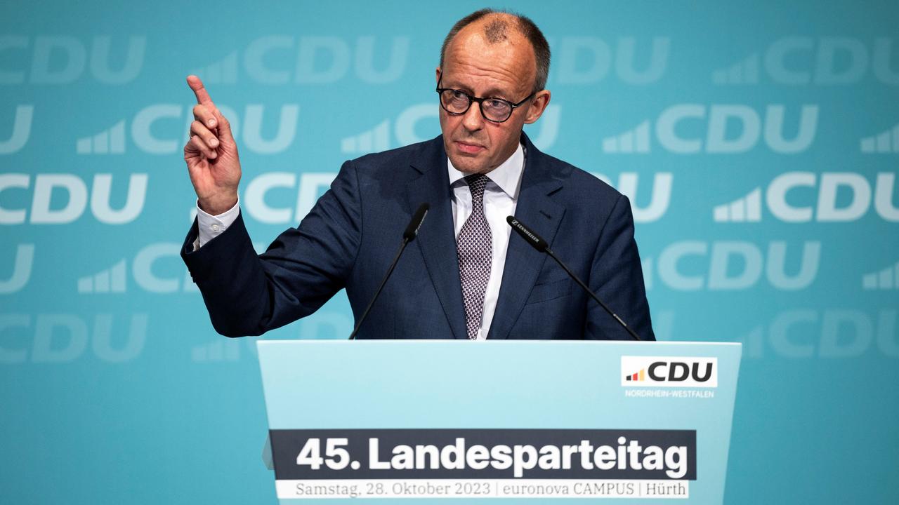 CDU-Parteitag in Nordrhein-Westfalen - Merz fordert Geschlossenheit bei den nächsten Wahlen ...
