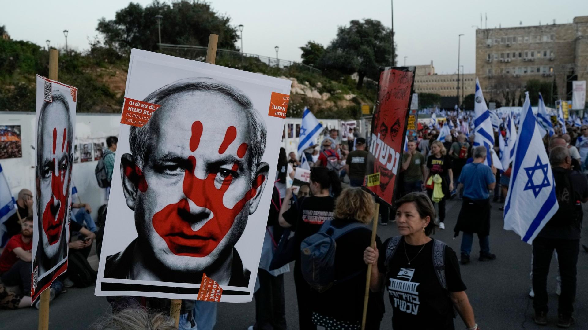 Israel - Tausende demonstrieren erneut gegen Regierung Netanjahu