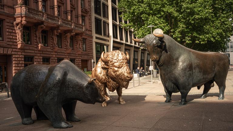 Bitcoin, Ethereum etc. - Krypto-Plattform platziert Bison neben Bulle ...
