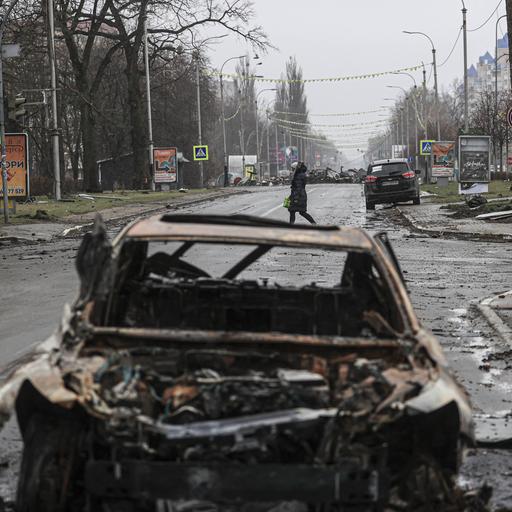 Massaker in Butscha - Wie umgehen mit Fotos des Grauens?