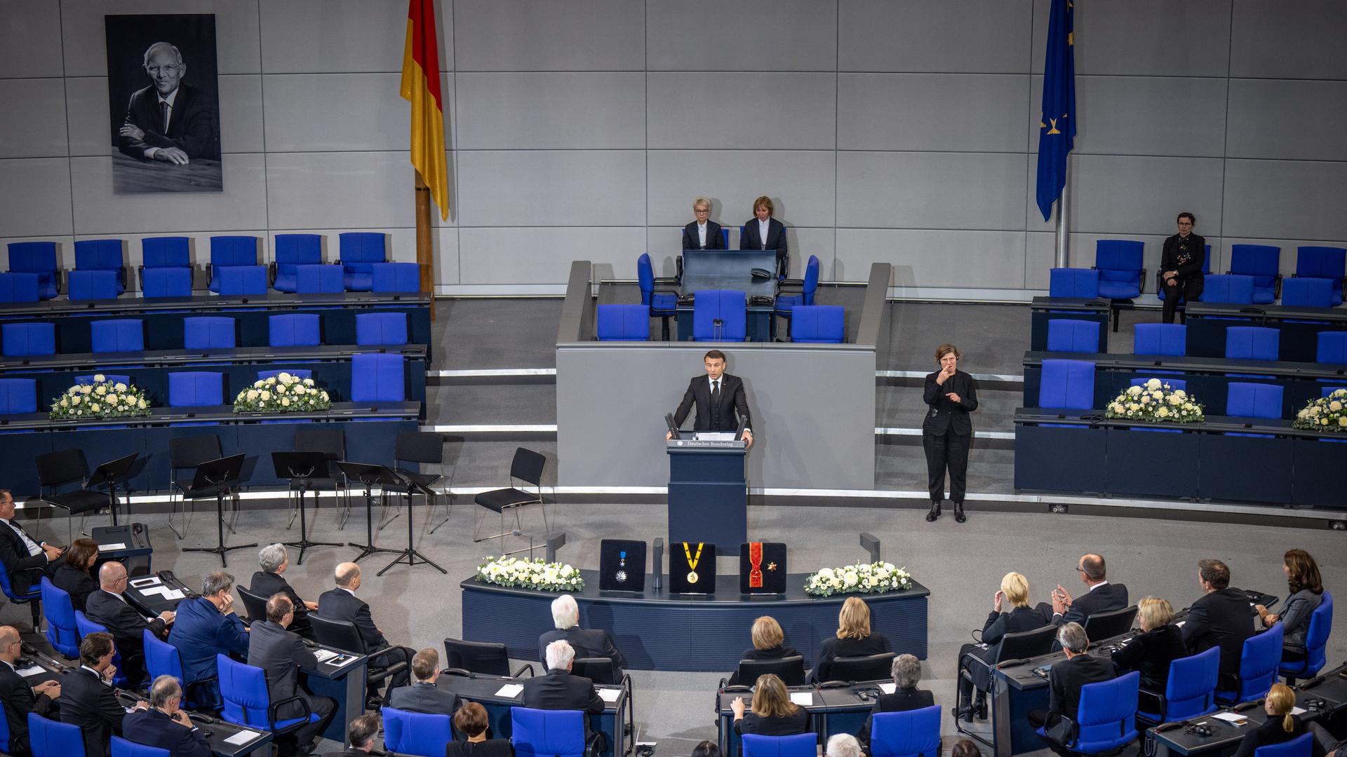 Berlin - Staatsakt für verstorbenen CDU-Politiker Schäuble