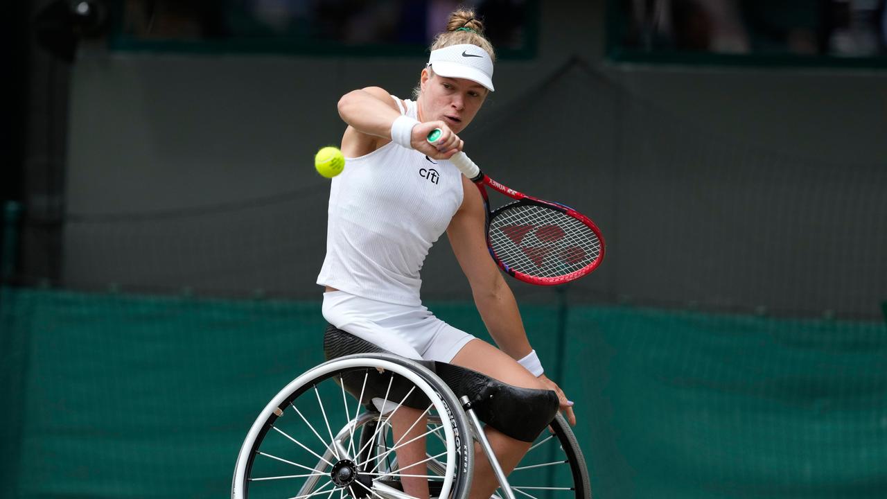 Tennis - Diede de Groot gewinnt in Wimbledon Rollstuhltennis-Finale der ...