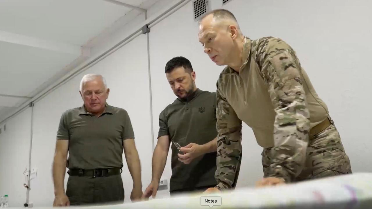 Ukraine - Präsident Selenskyj besucht Grenzregion